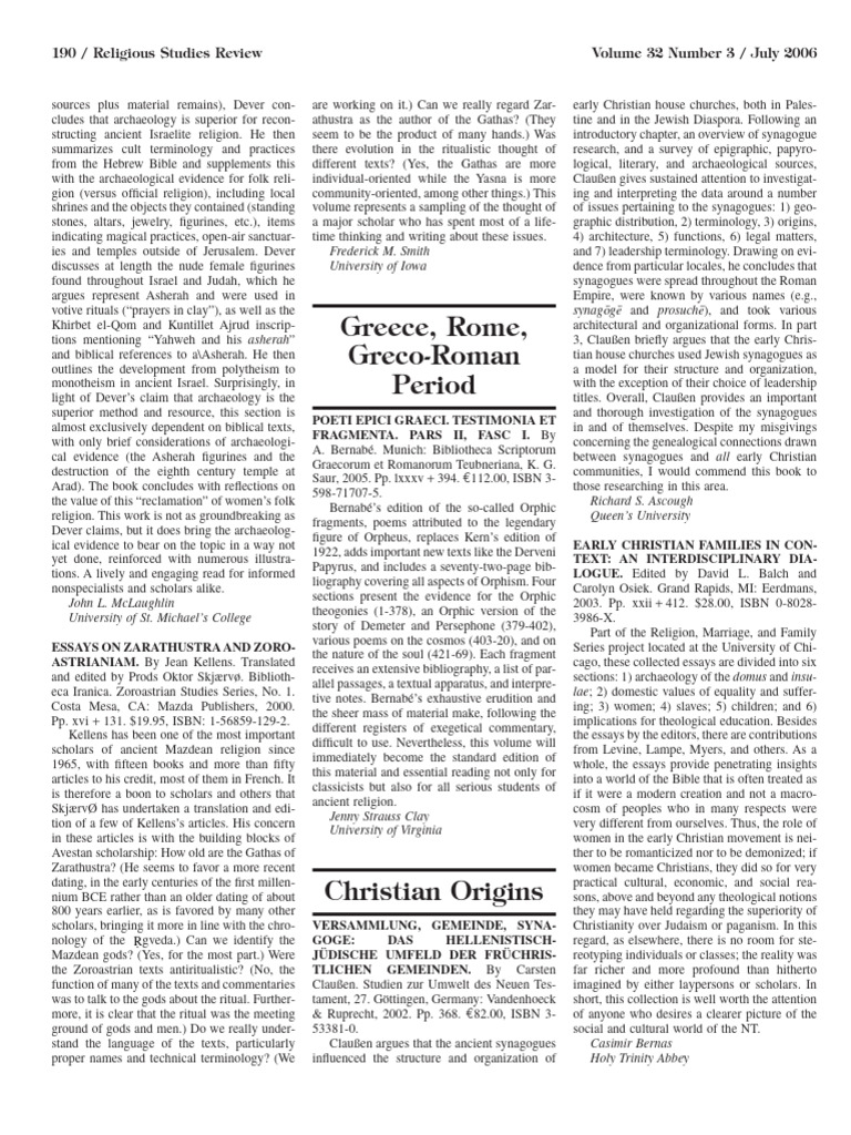 Religious Studies Review - 2006 - Holmes - The Text of The Earliest New ...