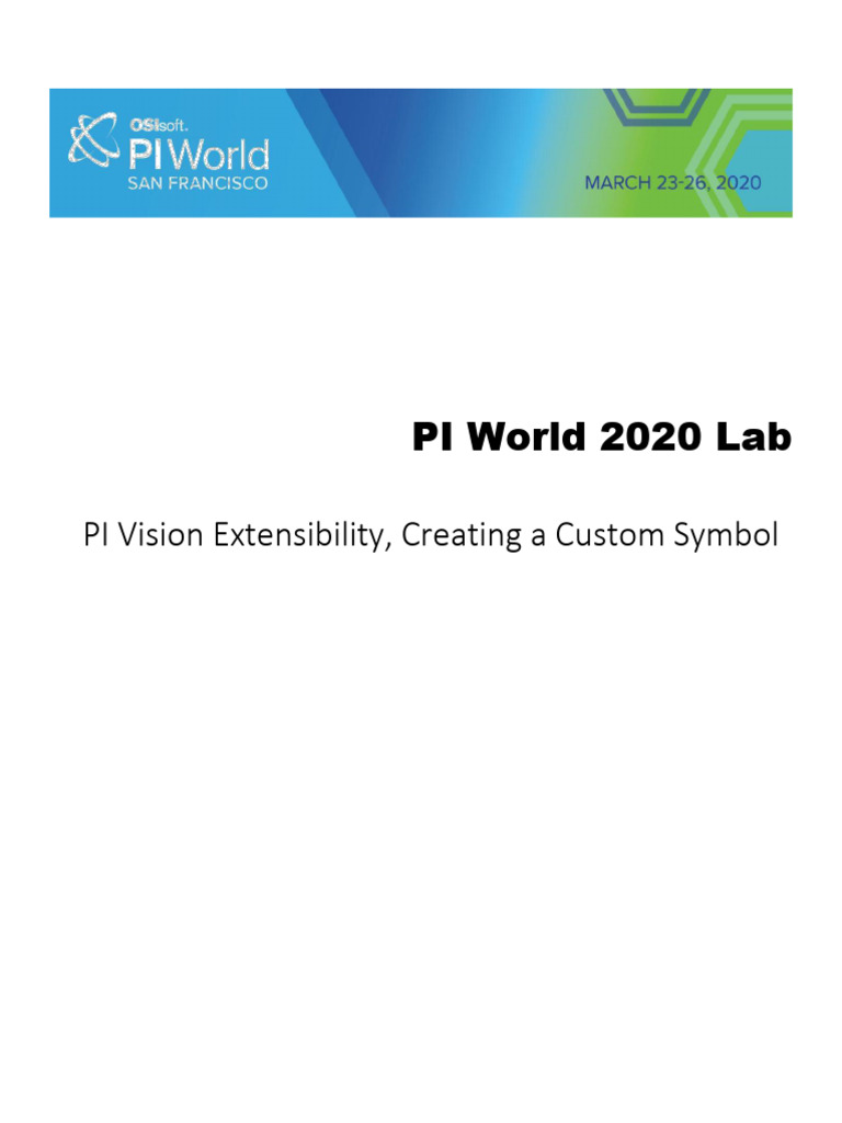 Custom Symbols in PI Vision Lab | PDF | Method (Computer Programming ...