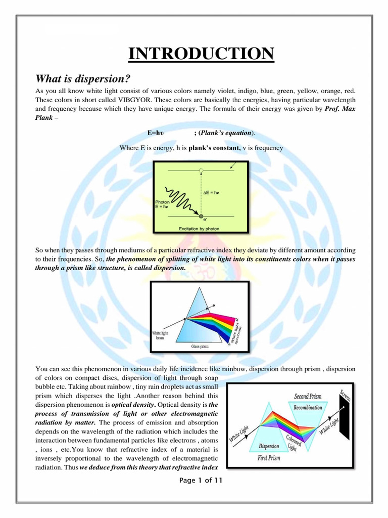 Refraction Through A Prism. Raghvendra - 2 | PDF