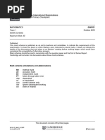 Cambridge Primary Math Checkpoint 2024 MS | PDF | Numbers | Volume