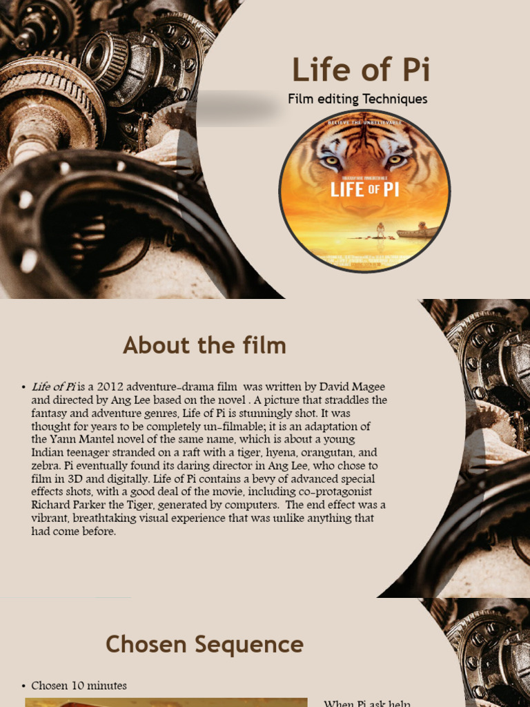 Editing Techniques of Life of Pi | PDF | Cinematography