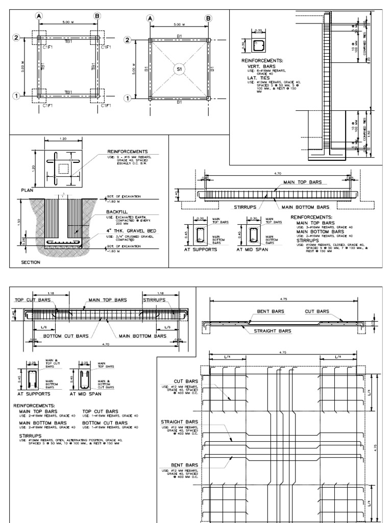 L2 3 Concrete Works Sample Project | PDF | Concrete | Volume