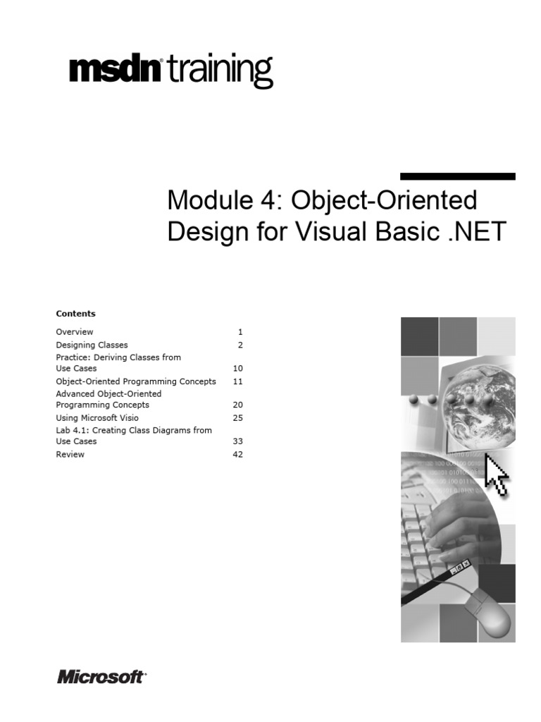 Module 4: Object-Oriented | PDF | Use Case | Class (Computer Programming)