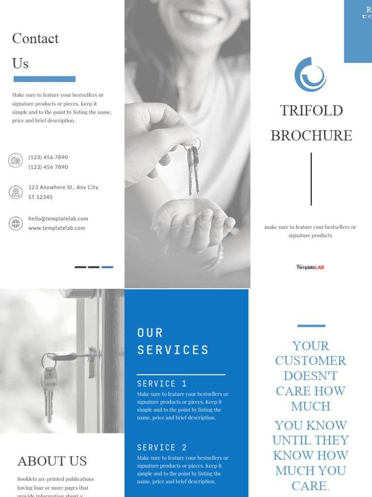 Tri Fold Brochure Template | Download Free PDF | Communication Design ...