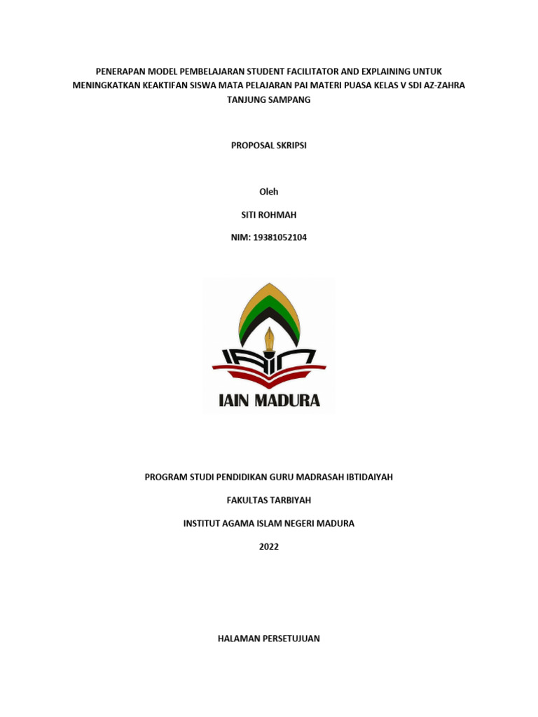 Sampul Proposal | PDF