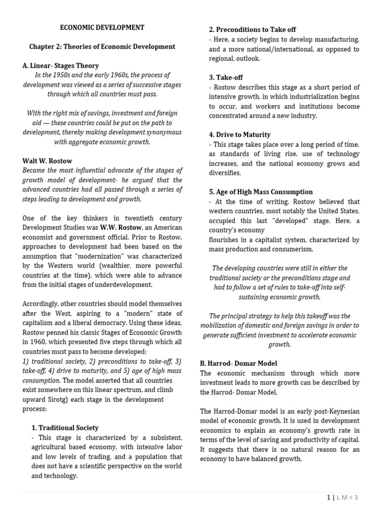 ECODEV Lesson2 | PDF | Economic Growth | Economies
