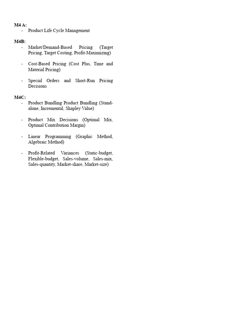 Mgac Theo Notes | PDF | Demand | Pricing