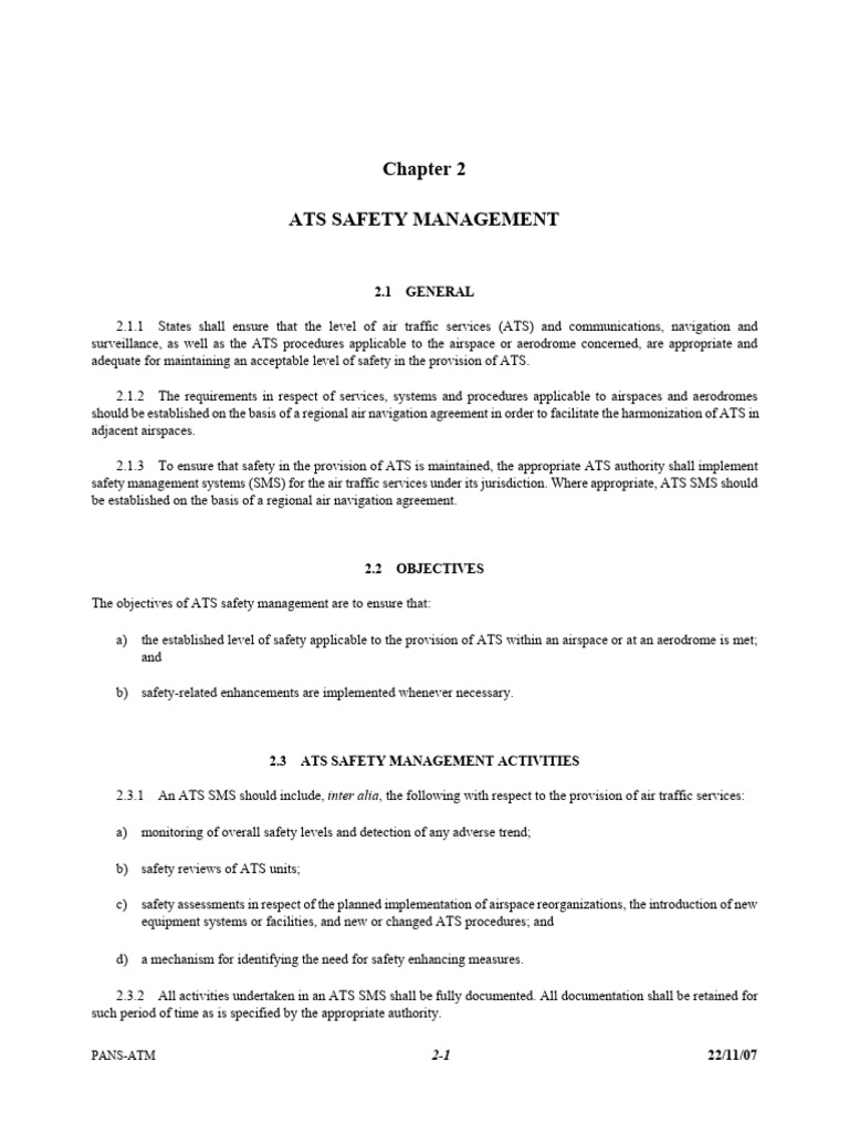 CHPT 02 - Ats Safety Management | PDF | Reliability Engineering | Air ...