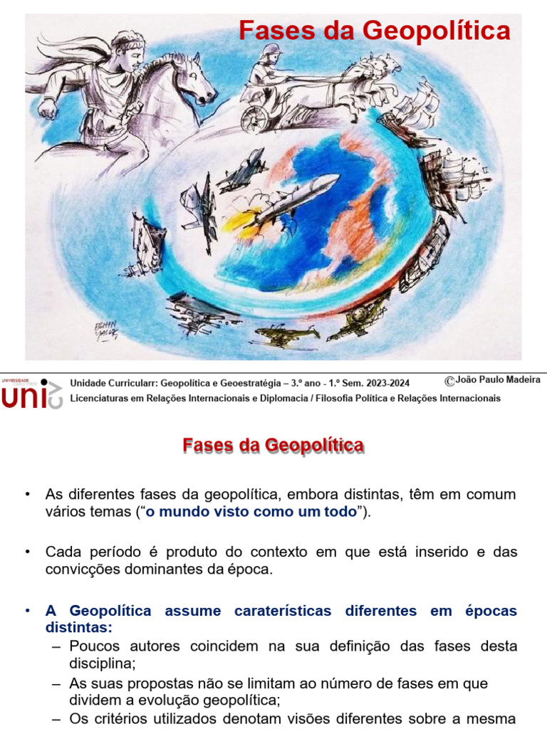 GG (3º Ano - RID. Fases Da Geopolítica | PDF | Geopolítica | Geografia