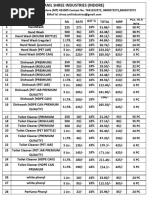 Sigma Product Price List On May 2025 | PDF | Soft Matter