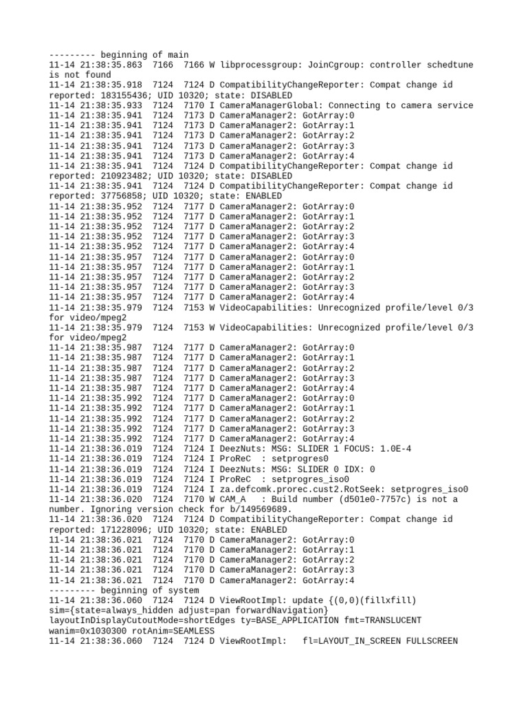 Log Cat 1699990715816 | PDF | Computing | Software