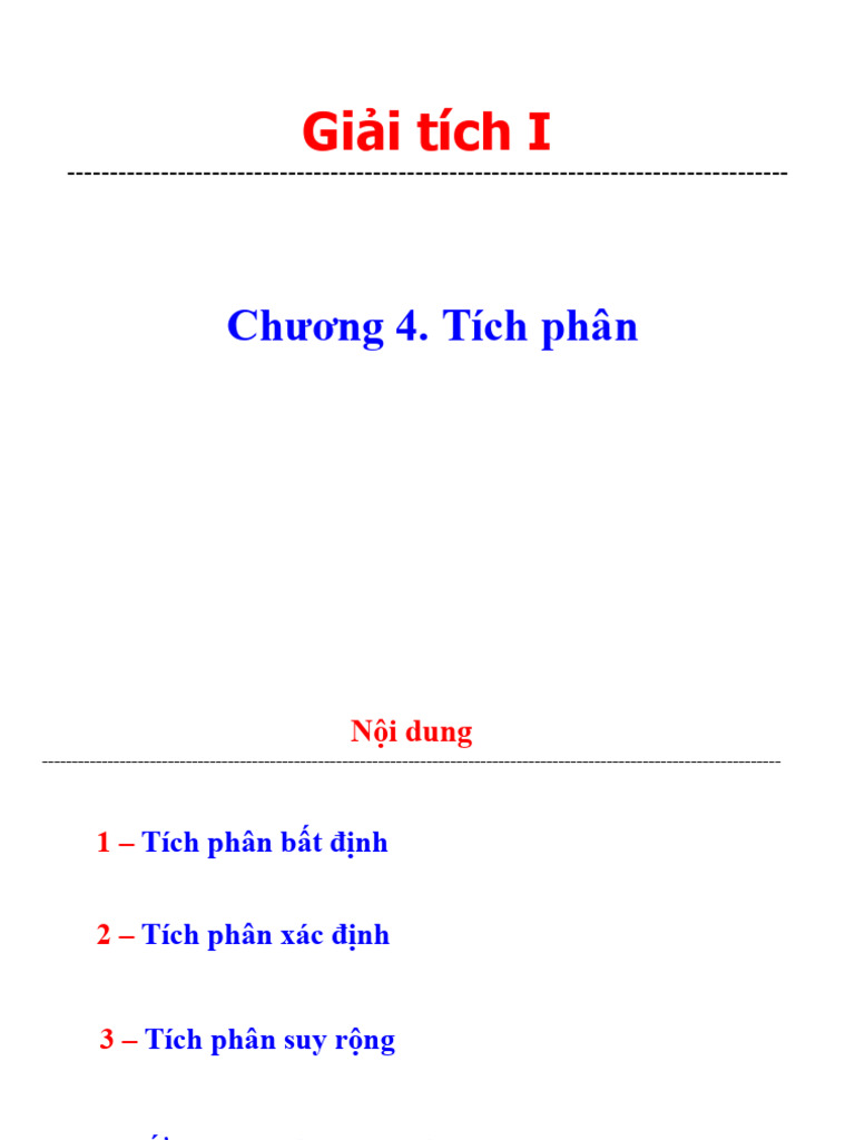Tich Phân | PDF