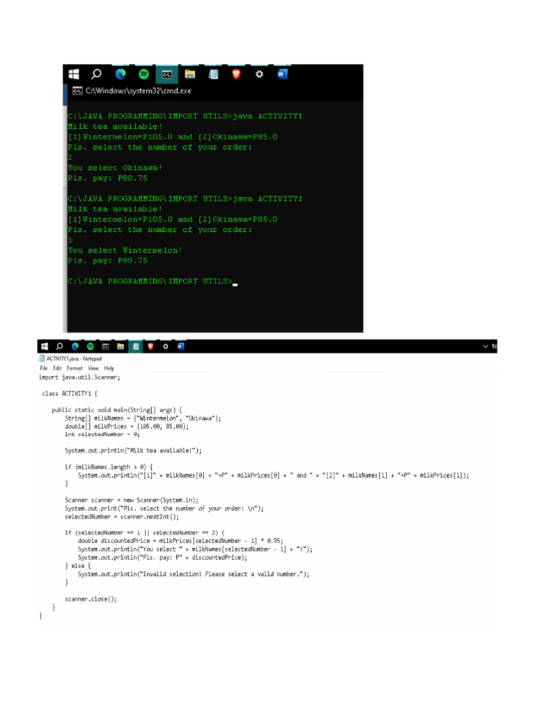 Activity1 Java | PDF
