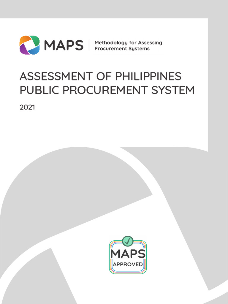 Assessment of the Philippine Public Procurement System - Volume I | PDF ... Assessment of the Philippine Public Procurement System - Volume I | PDF ...