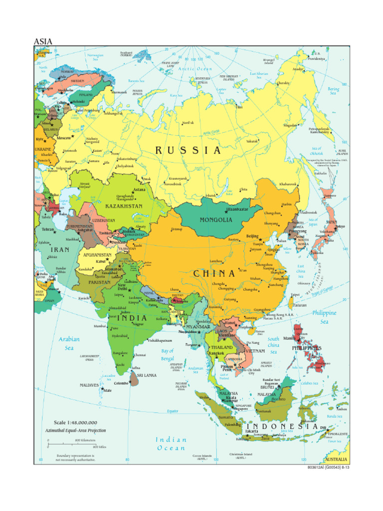 Asia Political Map | PDF