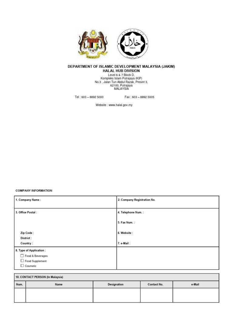 JAKIM Halal Certification Application Guide | PDF | Certification