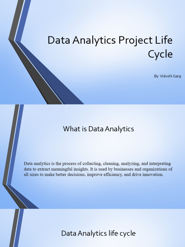 Data Analytics Project Life Cycle | PDF | Analytics | Data