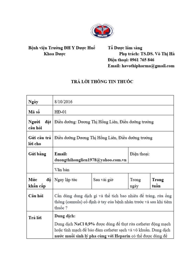 HD01-Thut Rua Catheter | PDF