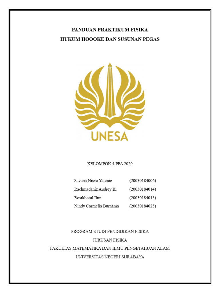 Panduan Pegas | PDF | Sains & Matematika