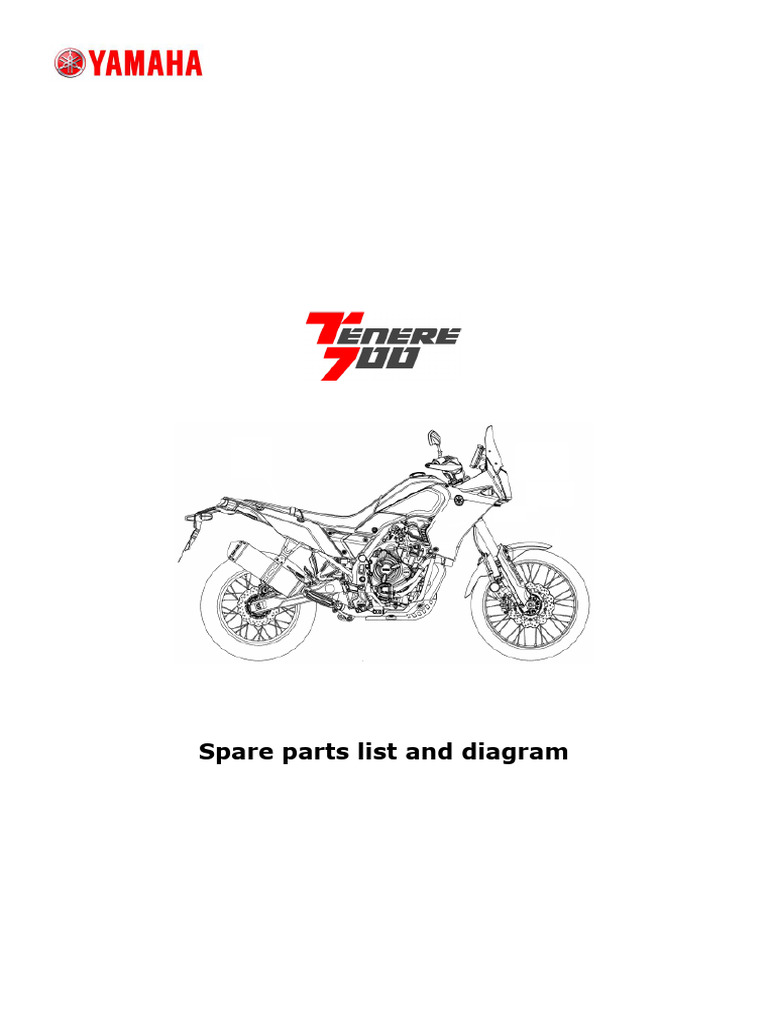 Tenere700_parts-list | PDF | Piston | Screw