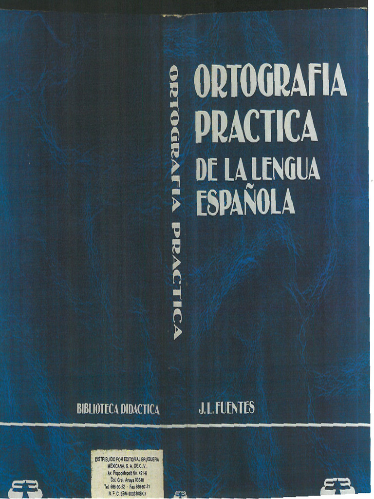 Ortografía Practica de La Lengua Española | PDF