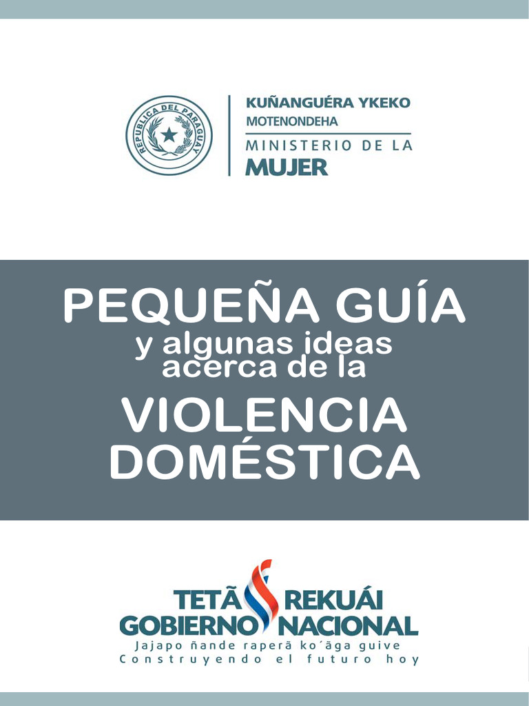 Pequena Guia Y Algunas Ideas Acerca De La Violencia Domestica Pdf
