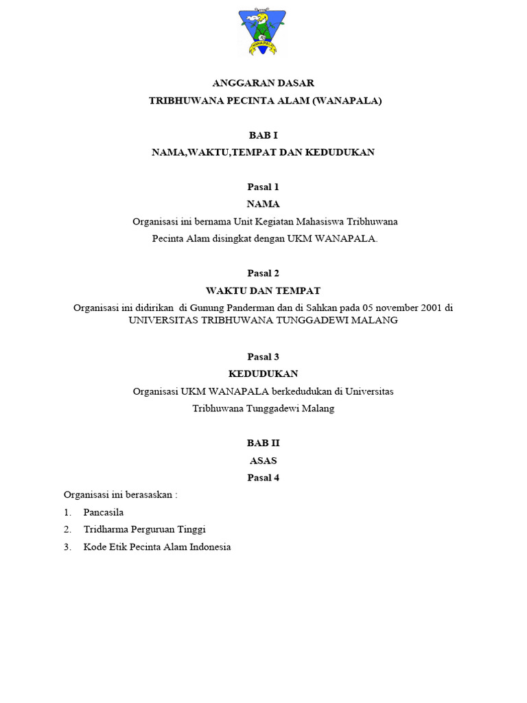 Draf Adrt Terbaru Fix | PDF