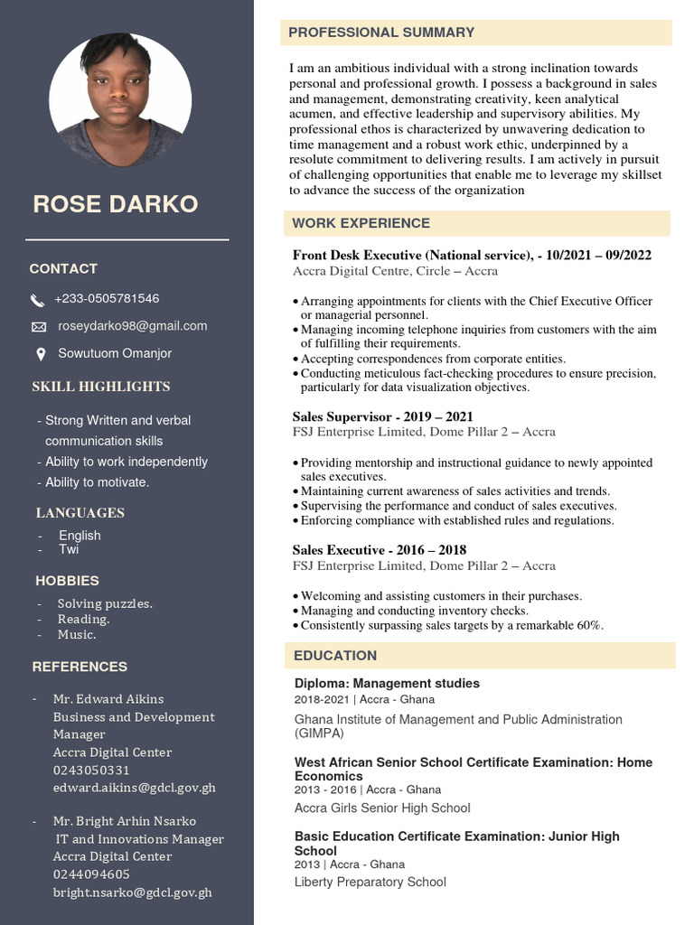 Rose CV | PDF | Economies | Business