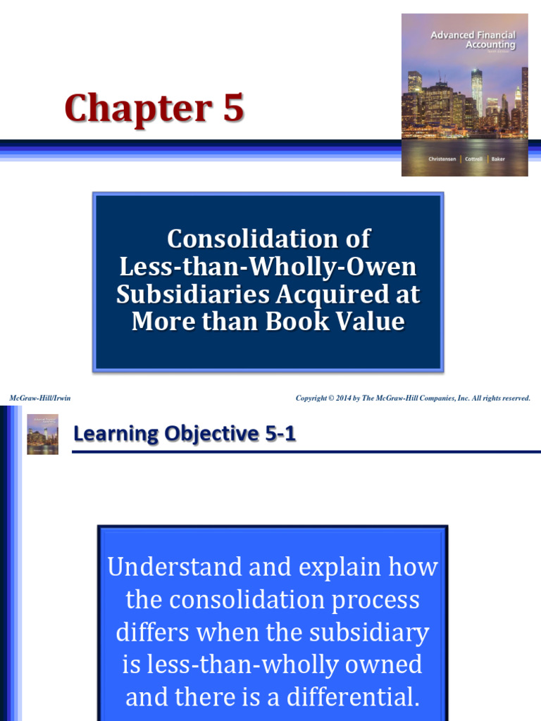 IPPTChap 005 | PDF | Book Value | Subsidiary