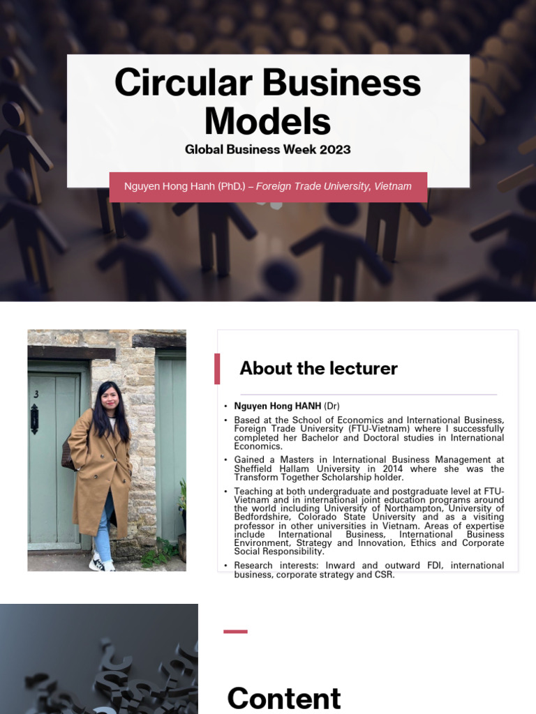 Circular Business Models | PDF | Business Model | Recycling