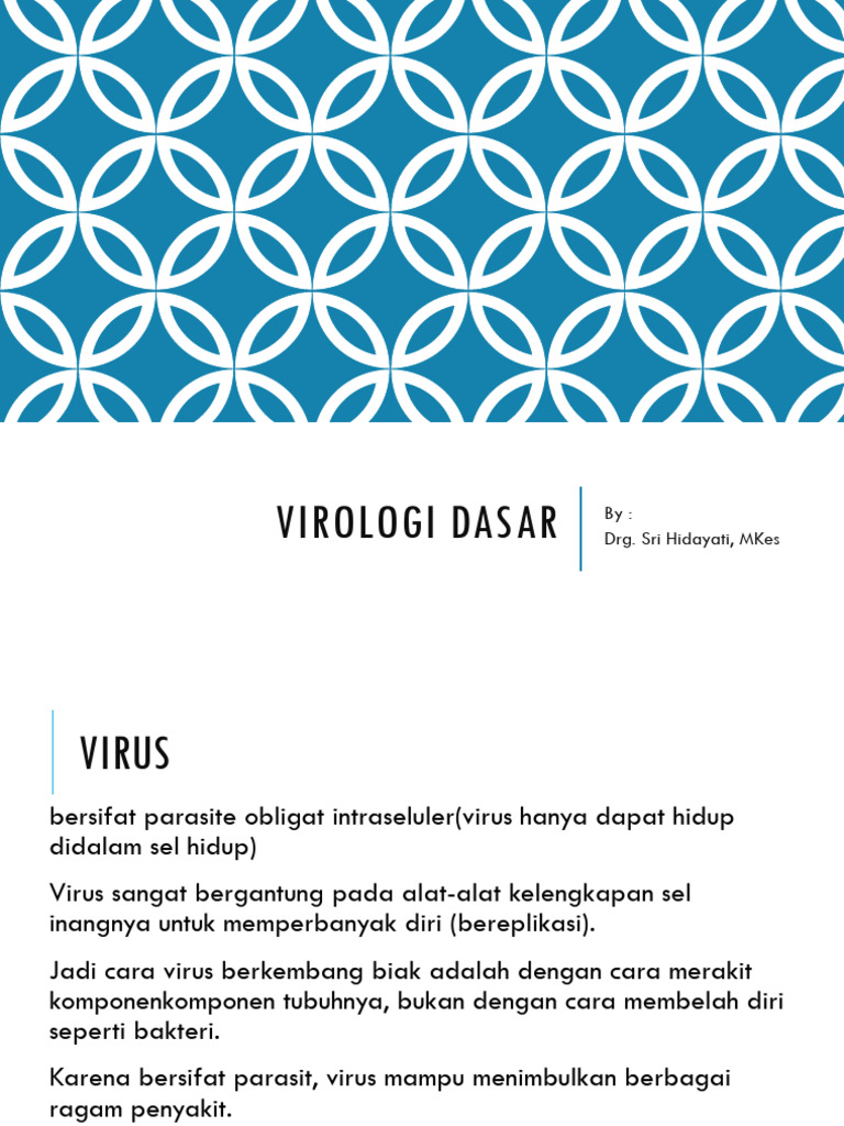 Virologi Dasar PDF-dikompresi | PDF