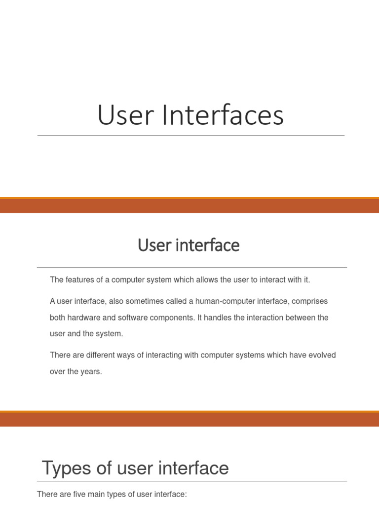 User Interfaces | PDF | Art
