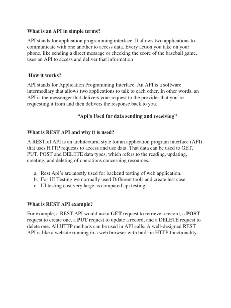 Rest Api | PDF | Representational State Transfer | Internet & Web