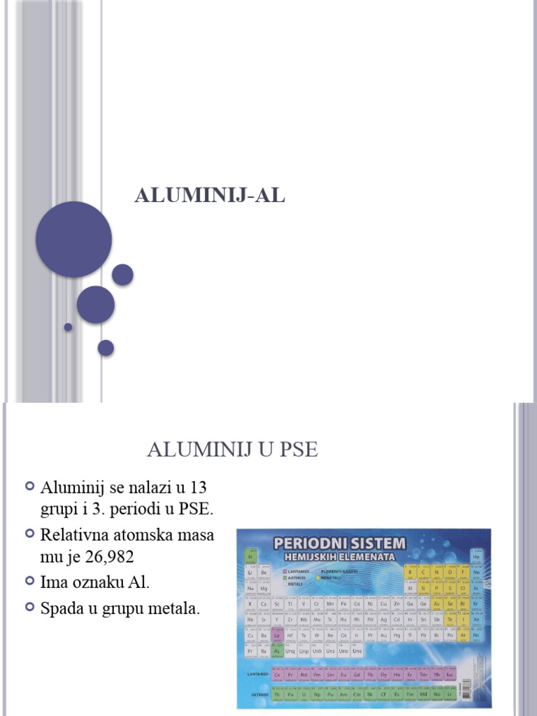 Aluminij Al | PDF