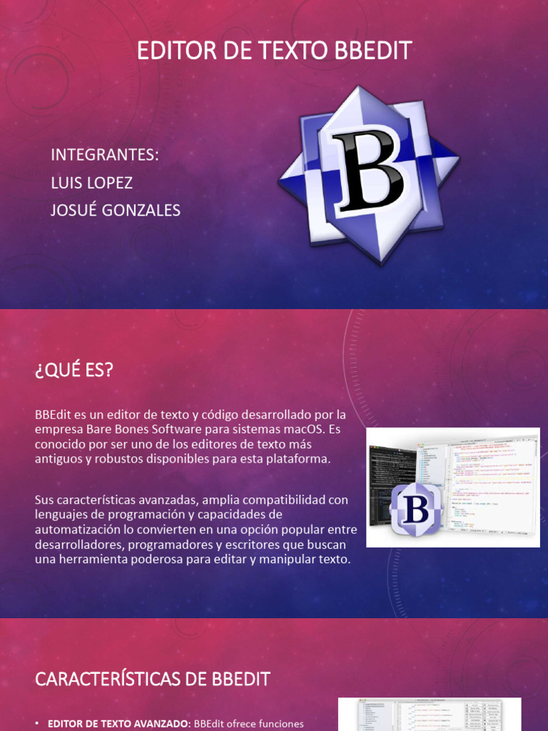 BBEdit: Editor Avanzado para macOS | PDF | Lenguaje de programación ...
