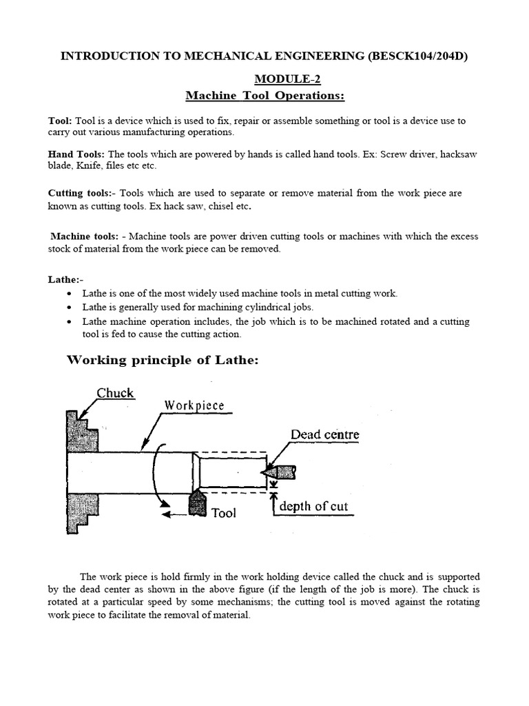 IME (BESCK204D) Module-2 | PDF | Drilling | Numerical Control