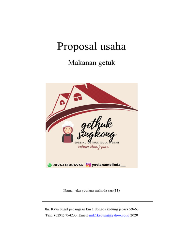 Bagi Proposal Usaha-Eka | PDF