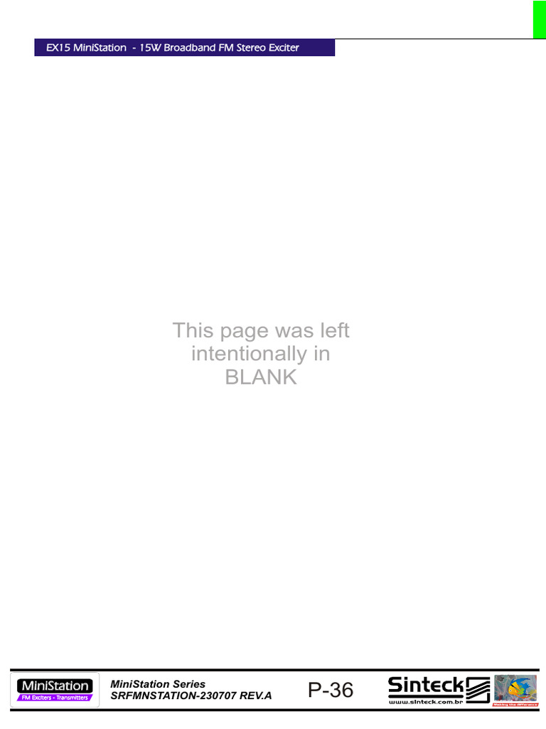 Manual EX15-tecnico | PDF | Frequency Modulation | Fuse (Electrical)