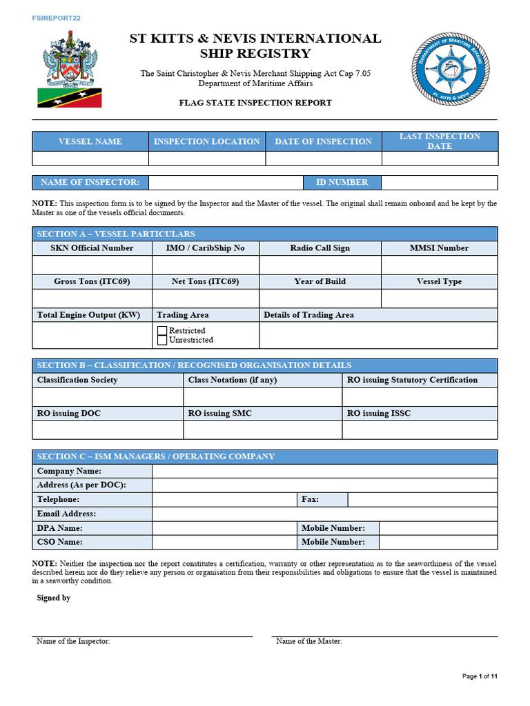 ST Kitts & Nevis International Ship Registry | PDF | Ships | Shipping