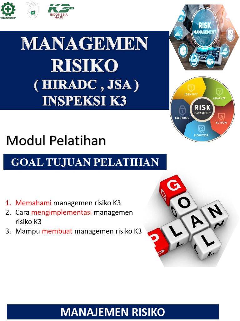 Modul Managemen Risiko K3 Dan Inspeksi K3 | PDF