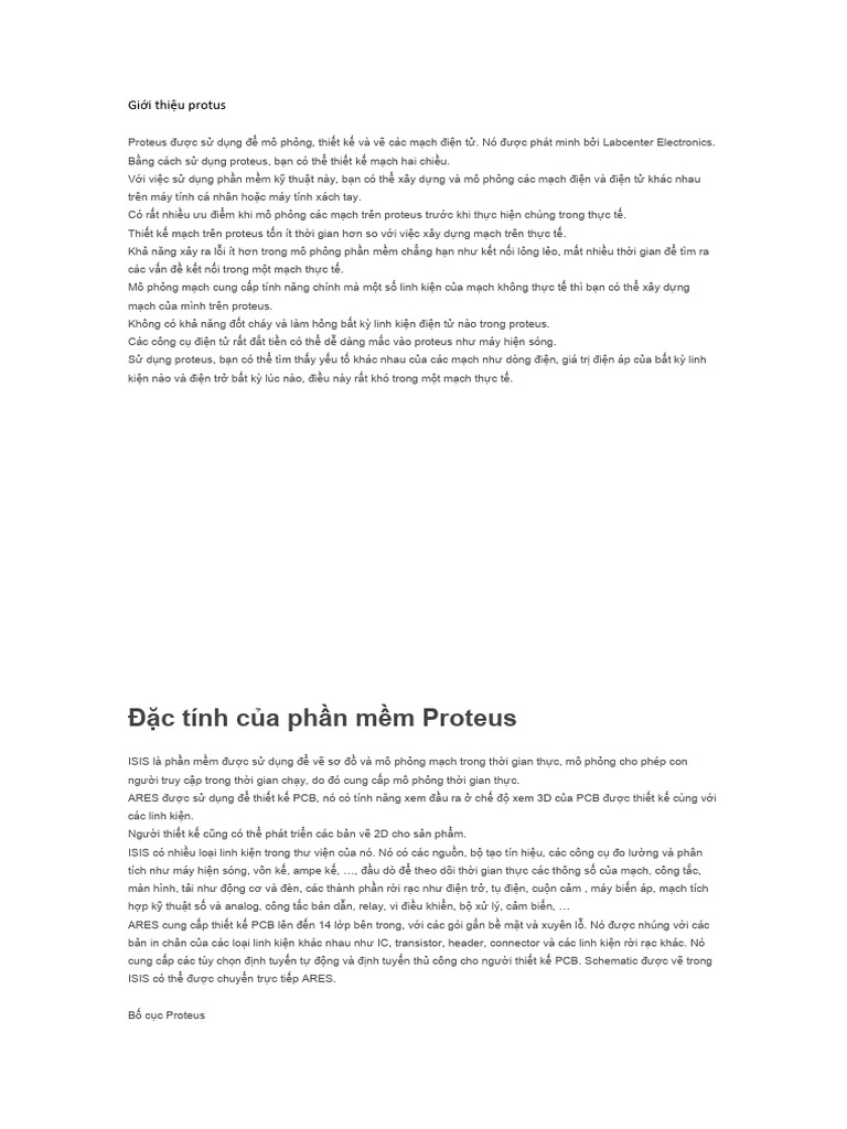 Giới Thiệu Protus | PDF