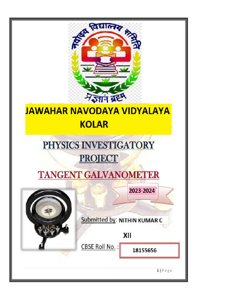 Physics Investigation Project | PDF | Physical Sciences | Physical Quantities