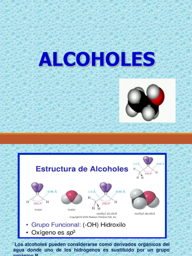 AlCOHOLES | PDF | Etanol | Metanol