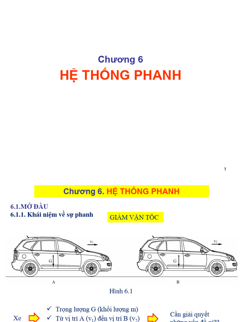 Chương 7. HỆ THỐNG PHANH | PDF