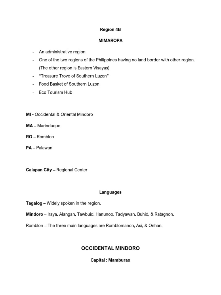 Region 4B - Reviewer | PDF