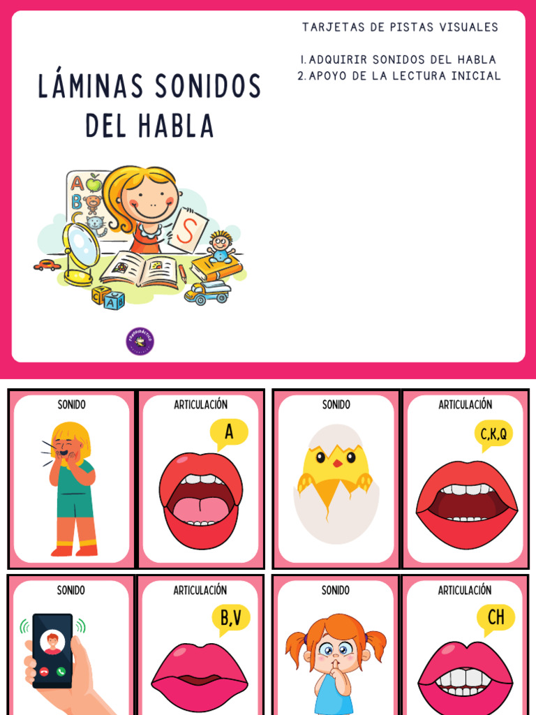 Láminas de Sonidos del Habla | PDF