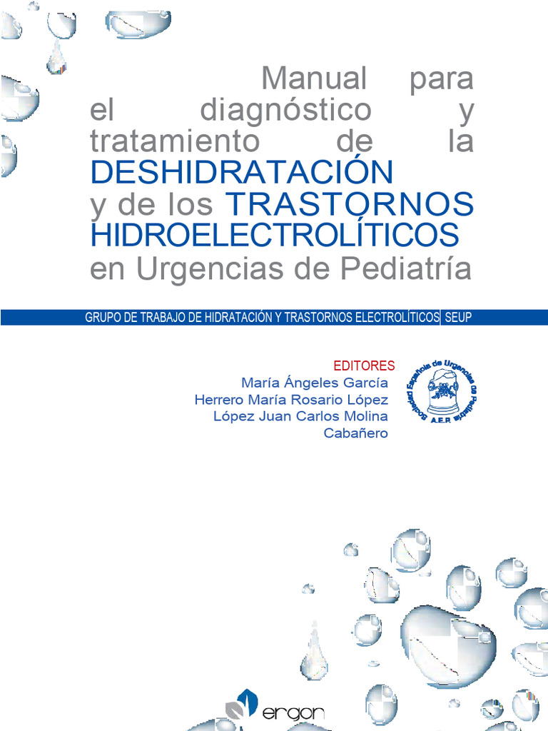 Manual para El Diagn Stico y Tratamiento de La Deshidratacion y | PDF | Hipoglucemia | Glucógeno