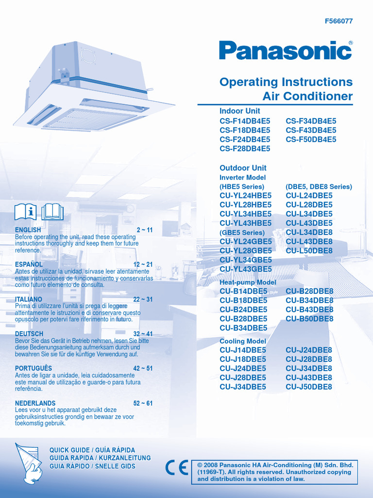 CS-XXDB - Operaing Instruction - F566077 - EN | PDF | Equipment ...