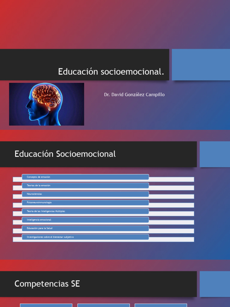 Educación Socioemocional | PDF | Las emociones | Autorregulación emocional