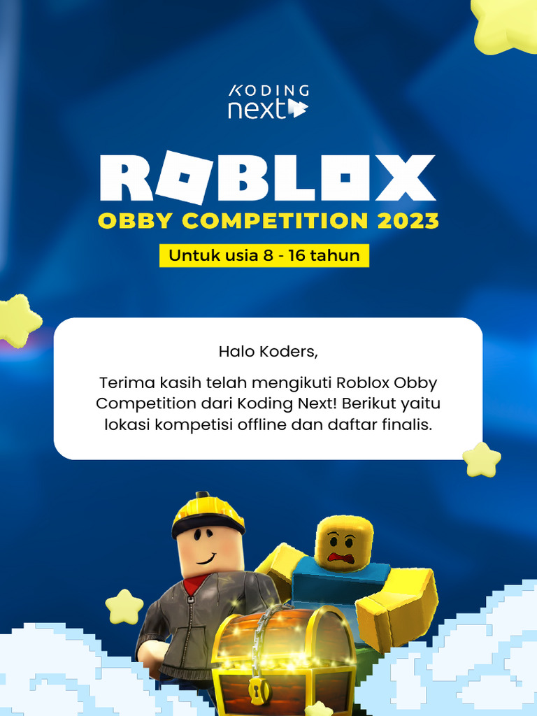 Roblox Obby Competition - Final | PDF
